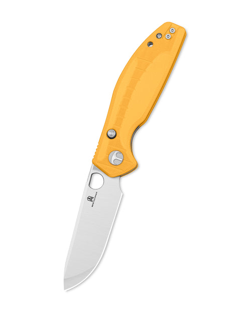 Bestechman Angry Owl BMK12A-1 D2 Blade G10 Handle Button Lock Folding